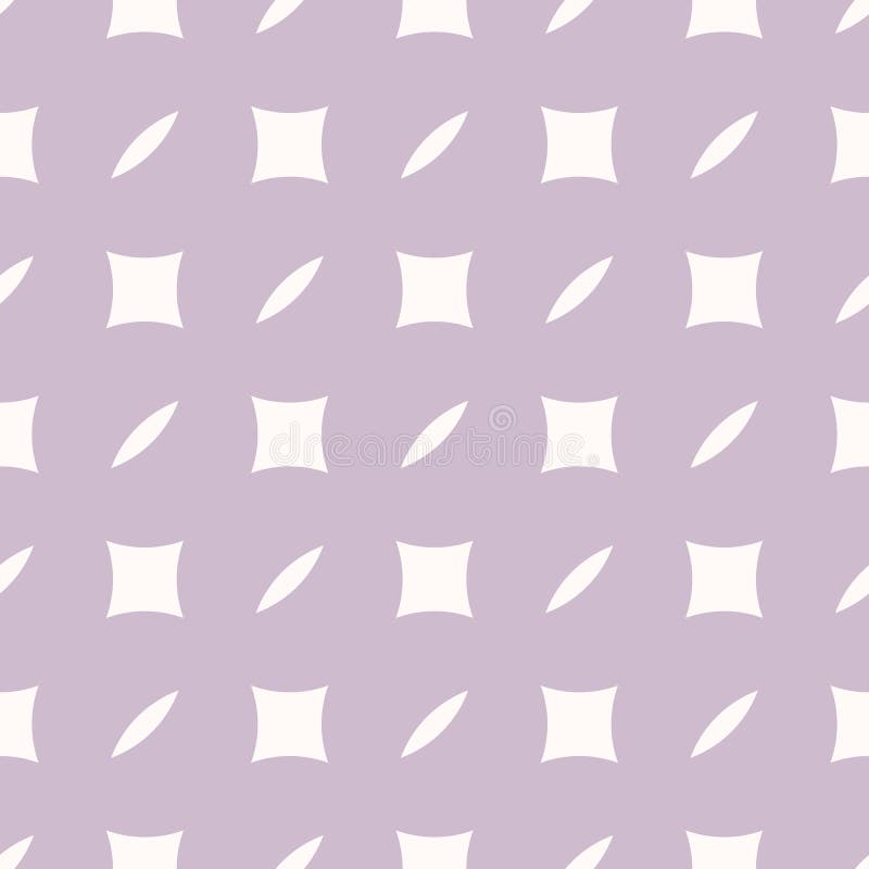 Vector Geometric Seamless Pattern. Simple Abstract Texture. Lilac and ...