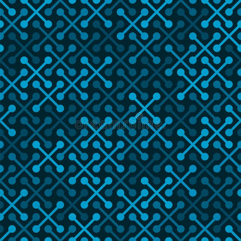 Vector Geometric Seamless Pattern with Simple Denim Cross Shapes ...
