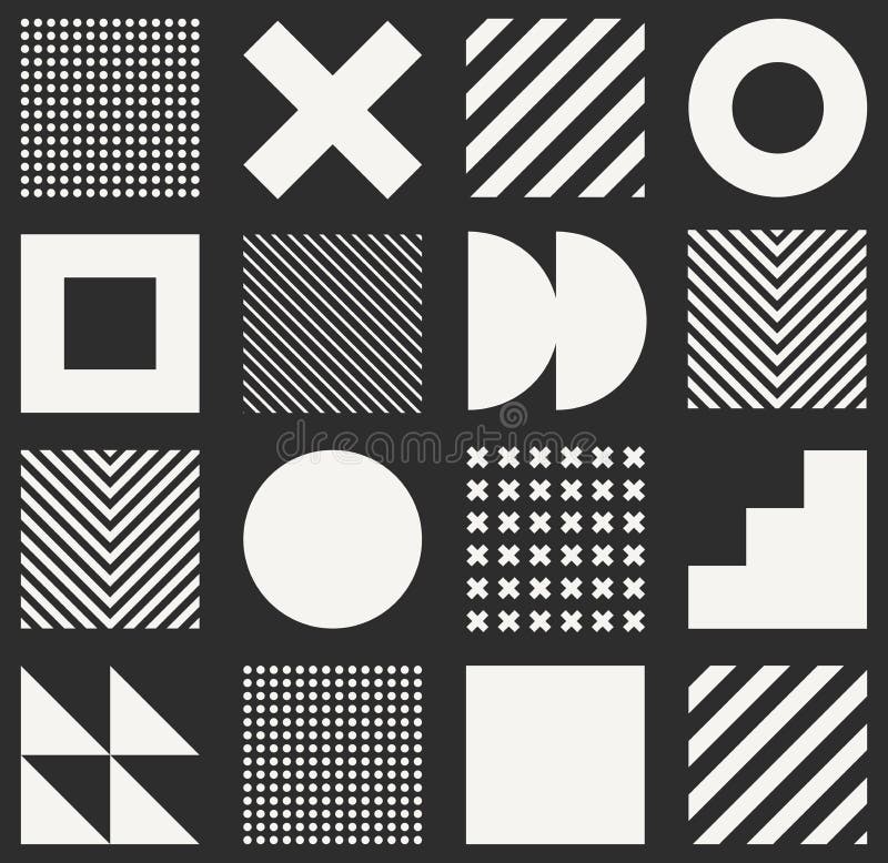 Vector Geometric Seamless Pattern with Simple Shapes. Abstract ...