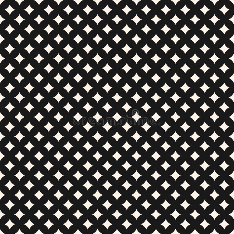 Vector Geometric Seamless Pattern with Small Rhombuses, Curved Diamond ...