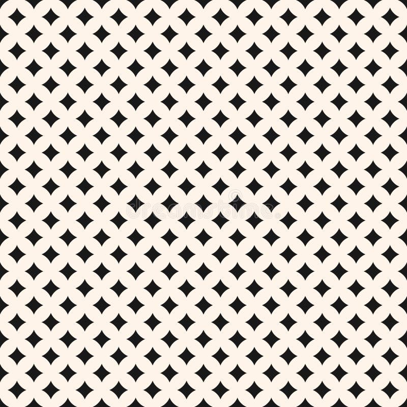 Vector Geometric Seamless Pattern with Small Rhombuses, Curved Diamond ...