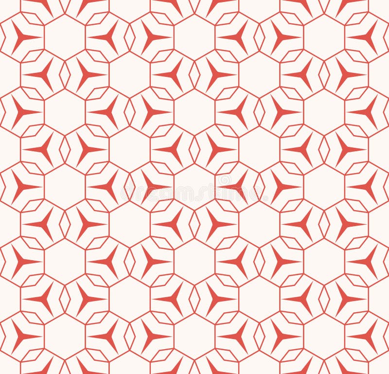 Abstract Red Hexagonal Lines Background Stock Illustrations – 627 ...