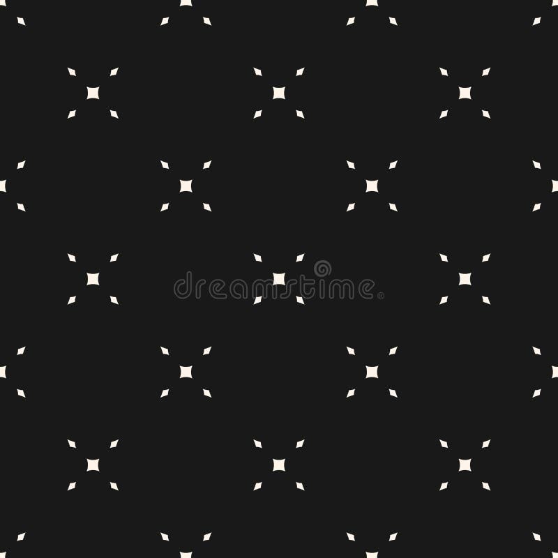 Vector Geometric Seamless Pattern with Tiny Diamond Shapes. Dark ...
