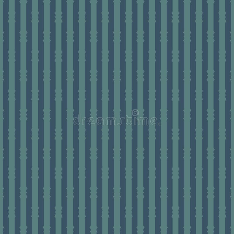 Vector Geometric Seamless Pattern with Vertical Stripes. Teal Green ...
