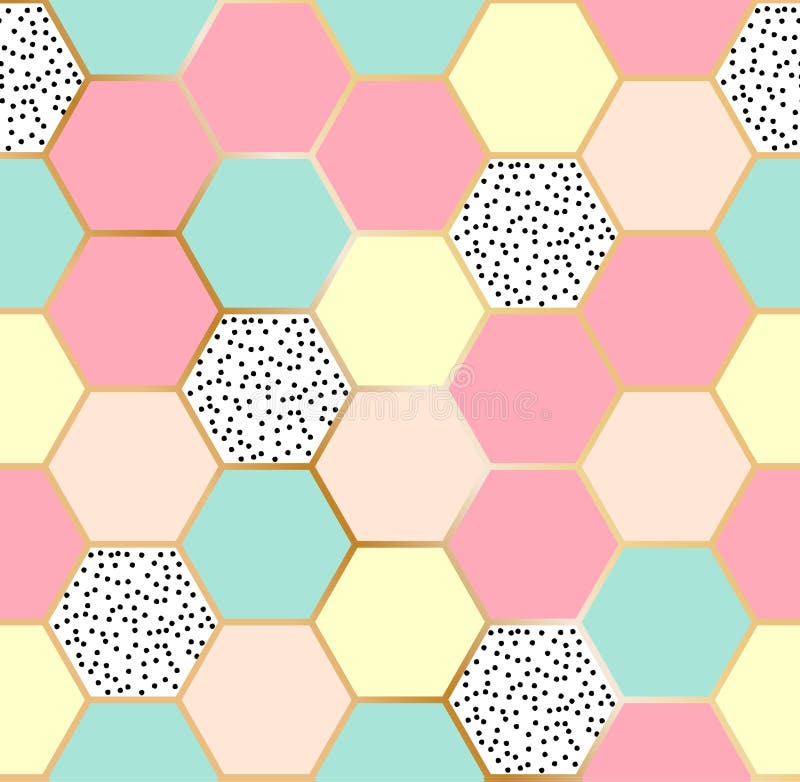 Repeating Golden Geometric Pattern Stock Illustrations – 13,155 ...