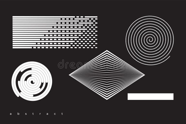 Vector Geometric Shapes Collection for Design Stock Vector ...