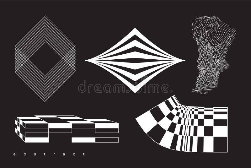 Vector Geometric Shapes Collection for Design Stock Vector ...