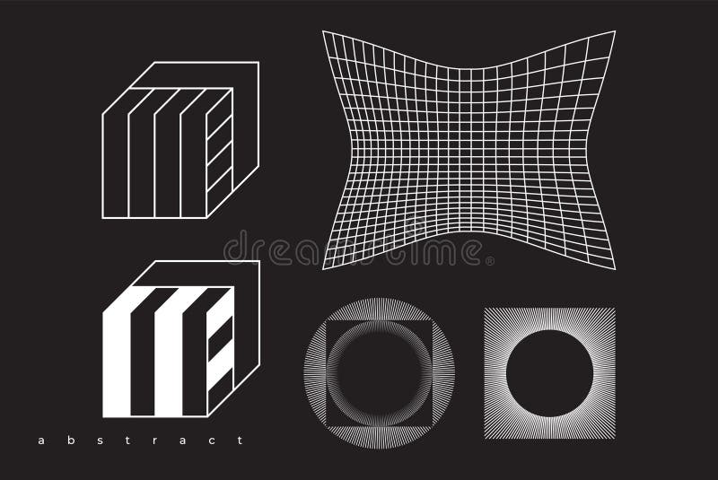 Vector Geometric Shapes Collection for Design Stock Vector ...