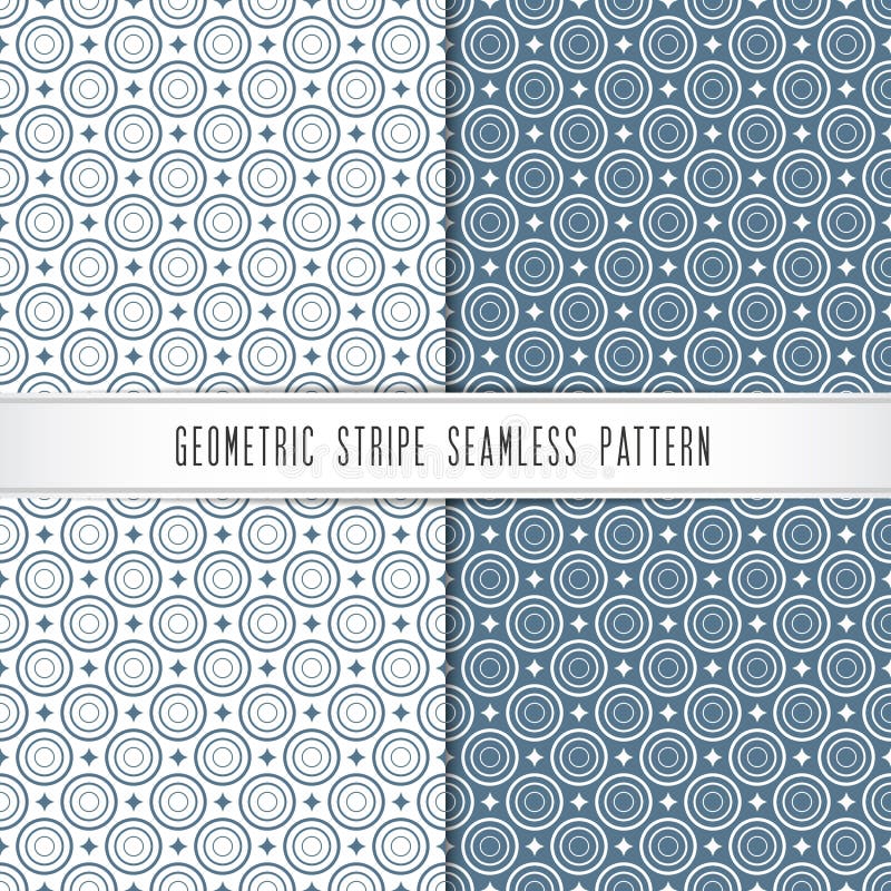 Vector Geometric Stripe Seamless Pattern. Modern Design for Back Stock ...