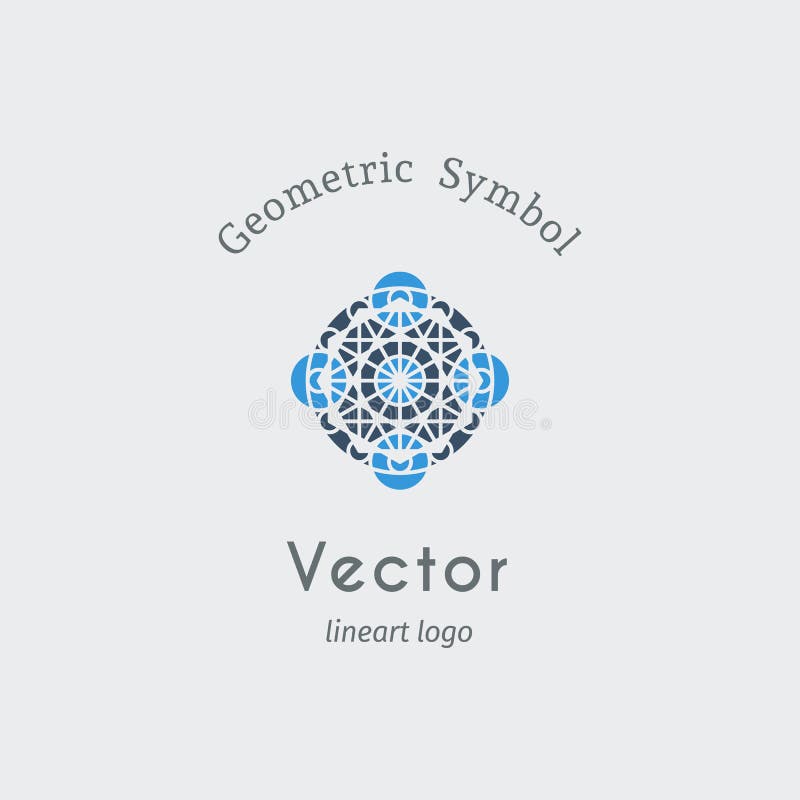 Vector geometric symbol stock vector. Illustration of icon - 82792847