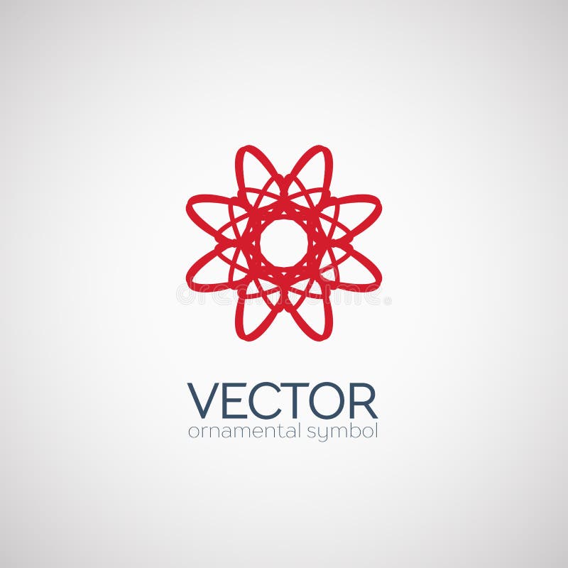 Vector geometric symbol stock vector. Illustration of element - 96309854