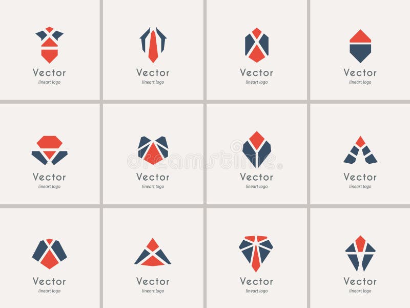 Vector geometric symbols stock vector. Illustration of mosaic - 76514937