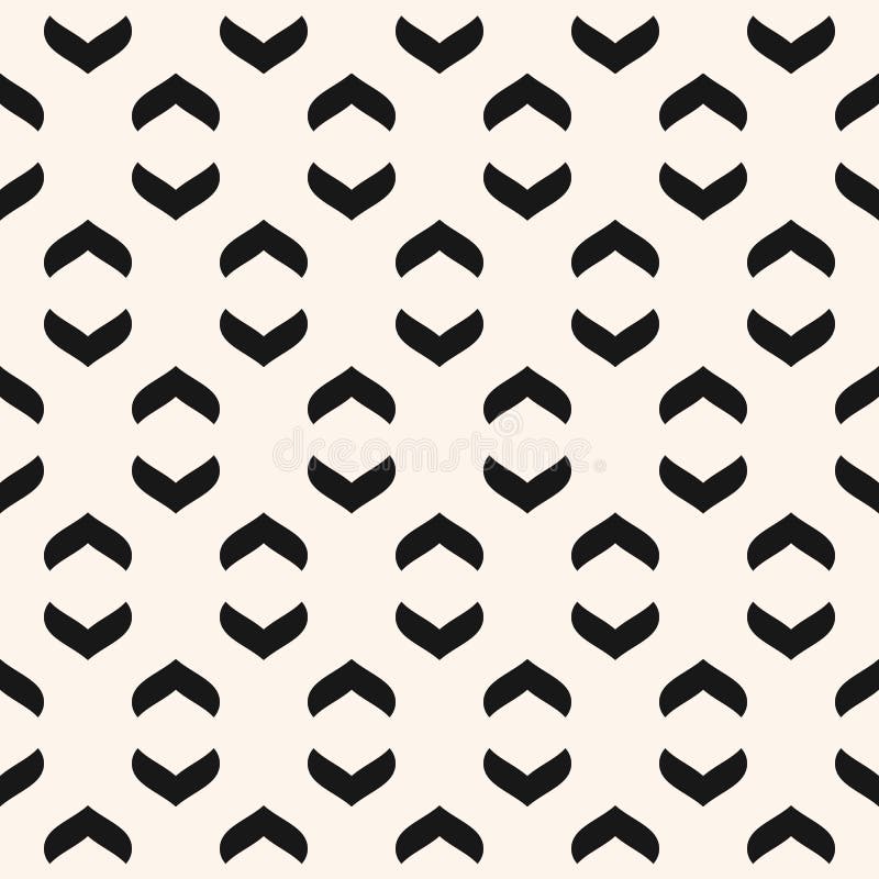 Vector Geometric Seamless Pattern with Curved Arch Shapes. Stock Vector ...