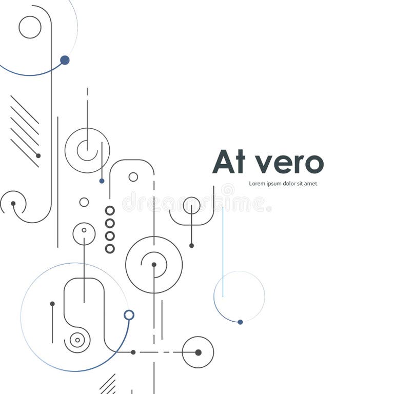 Vector Geometric Textured Pattern. Round Shapes with Lines and Dots for ...