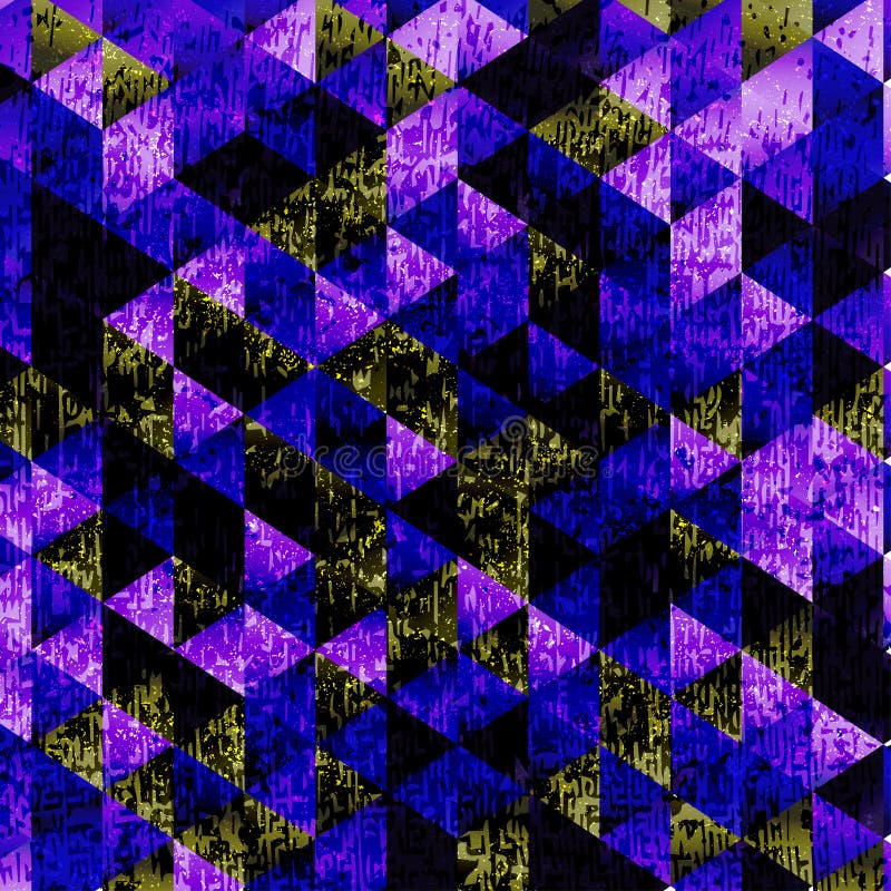 Vector Geometric Triangle Pattern Background. Stock Vector ...