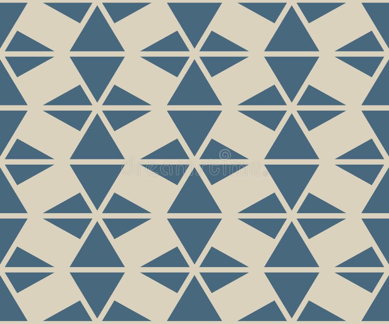 Gold and Blue Pattern. Vector Abstract Geometric Seamless Texture with ...