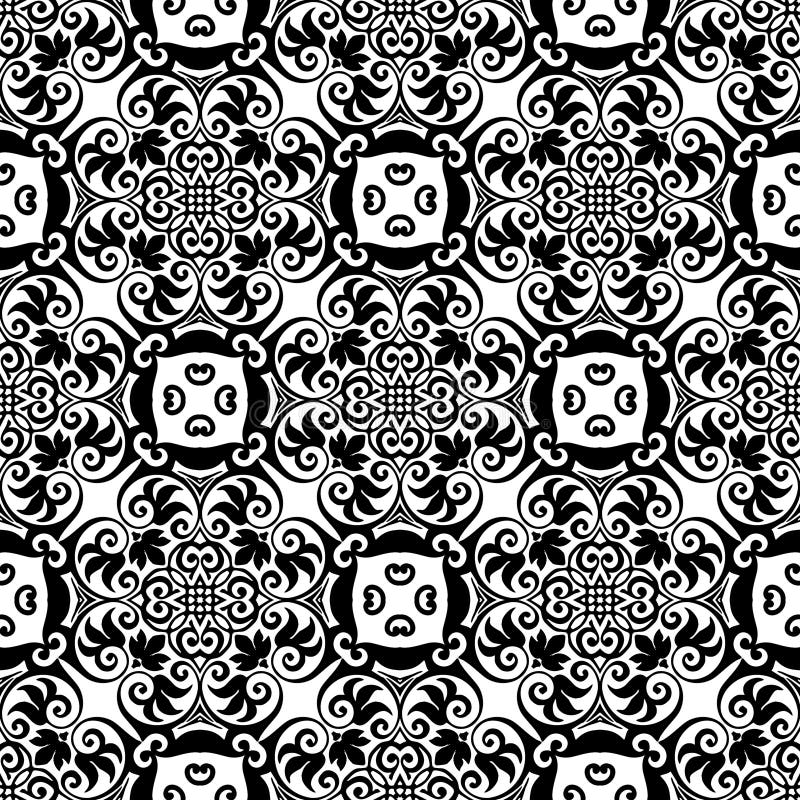 VECTOR GEOMETRICAL BLACK WHITE PATTERN DESIGN Stock Vector ...