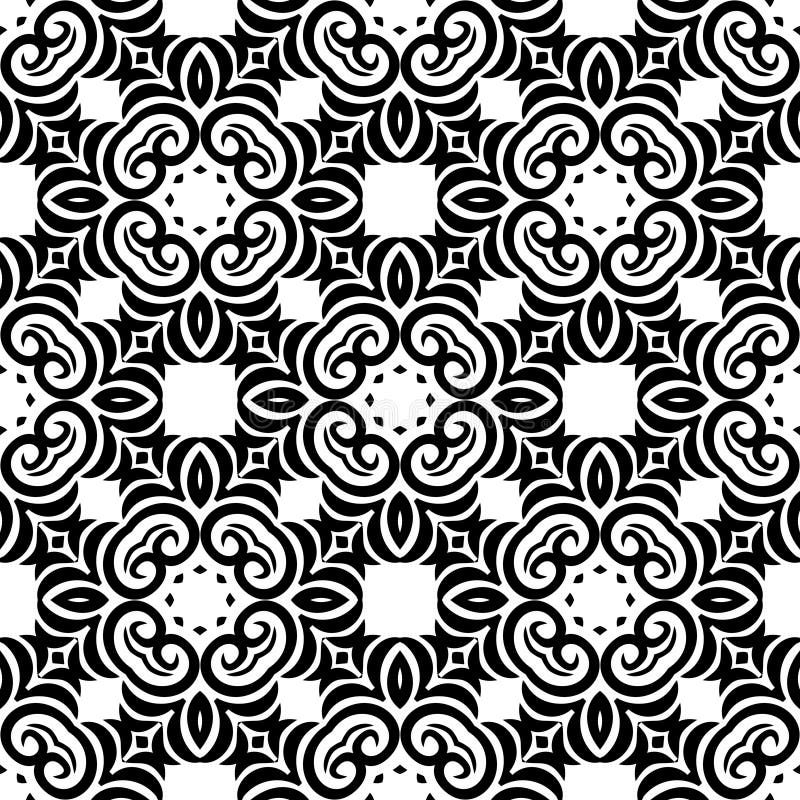 VECTOR GEOMETRICAL BLACK and WHITE PATTERN DESIGN Stock Vector ...