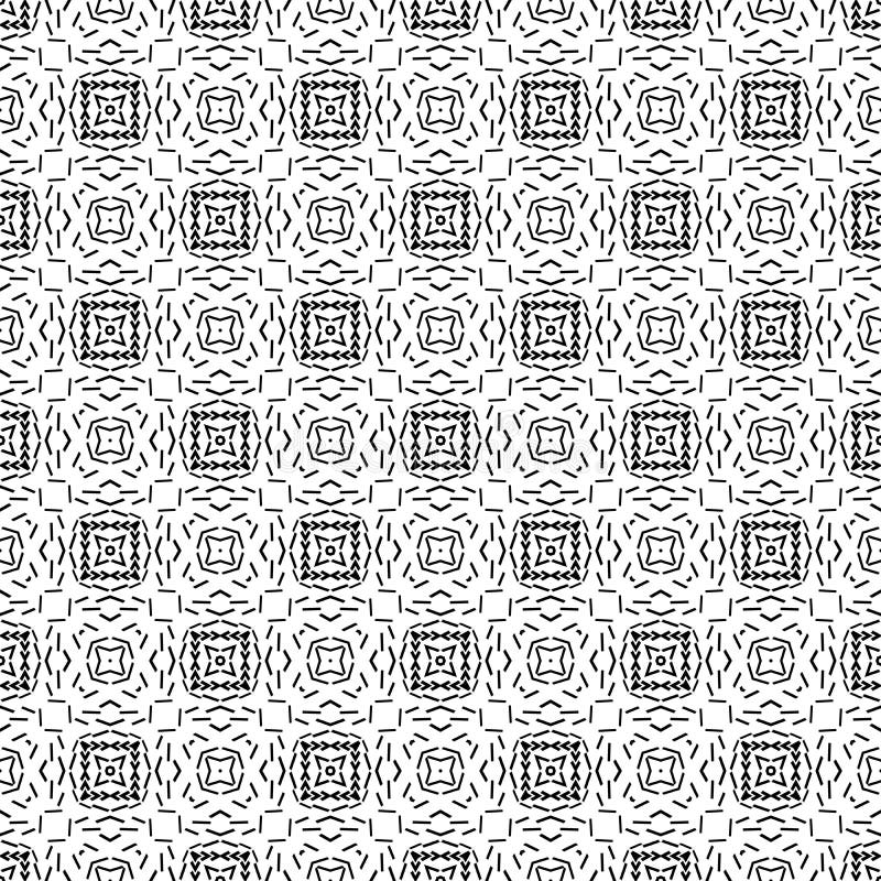 Vector Geometrical Pattern Rectangles Lines Black and White Repeated ...