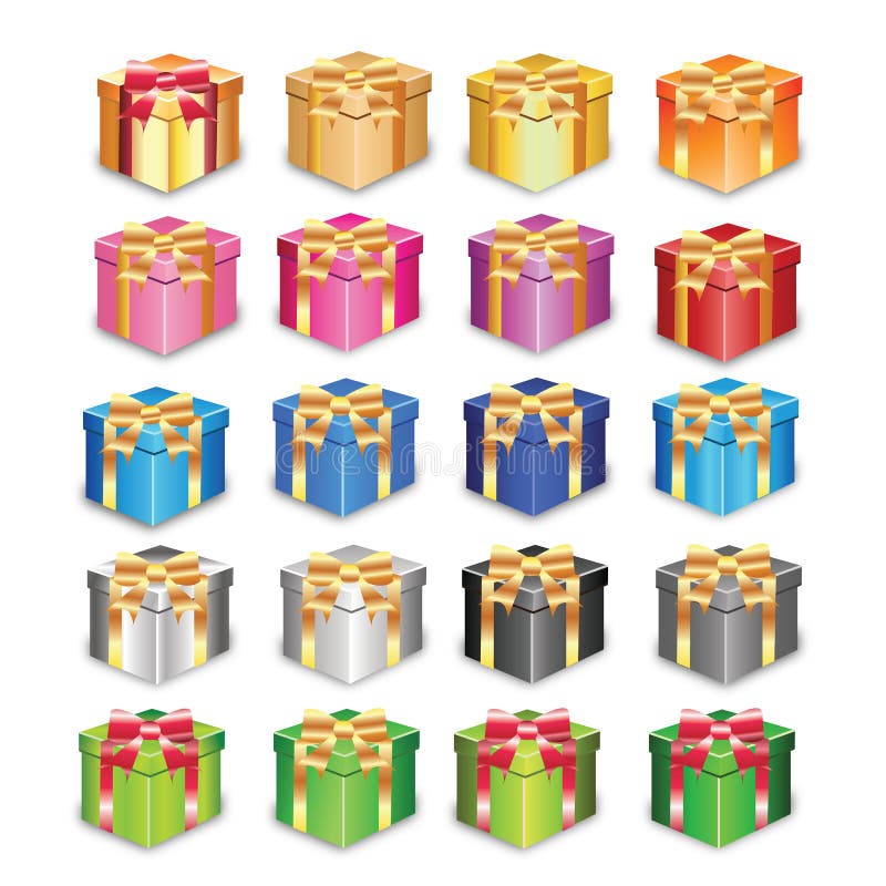 Vector gift box happy stock illustration. Illustration of feast - 54513376