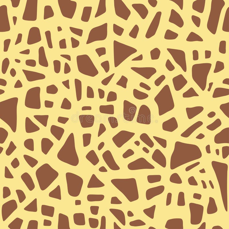 Vector Giraffe Texture. Seamless Animal Pattern. Imitation Print of ...