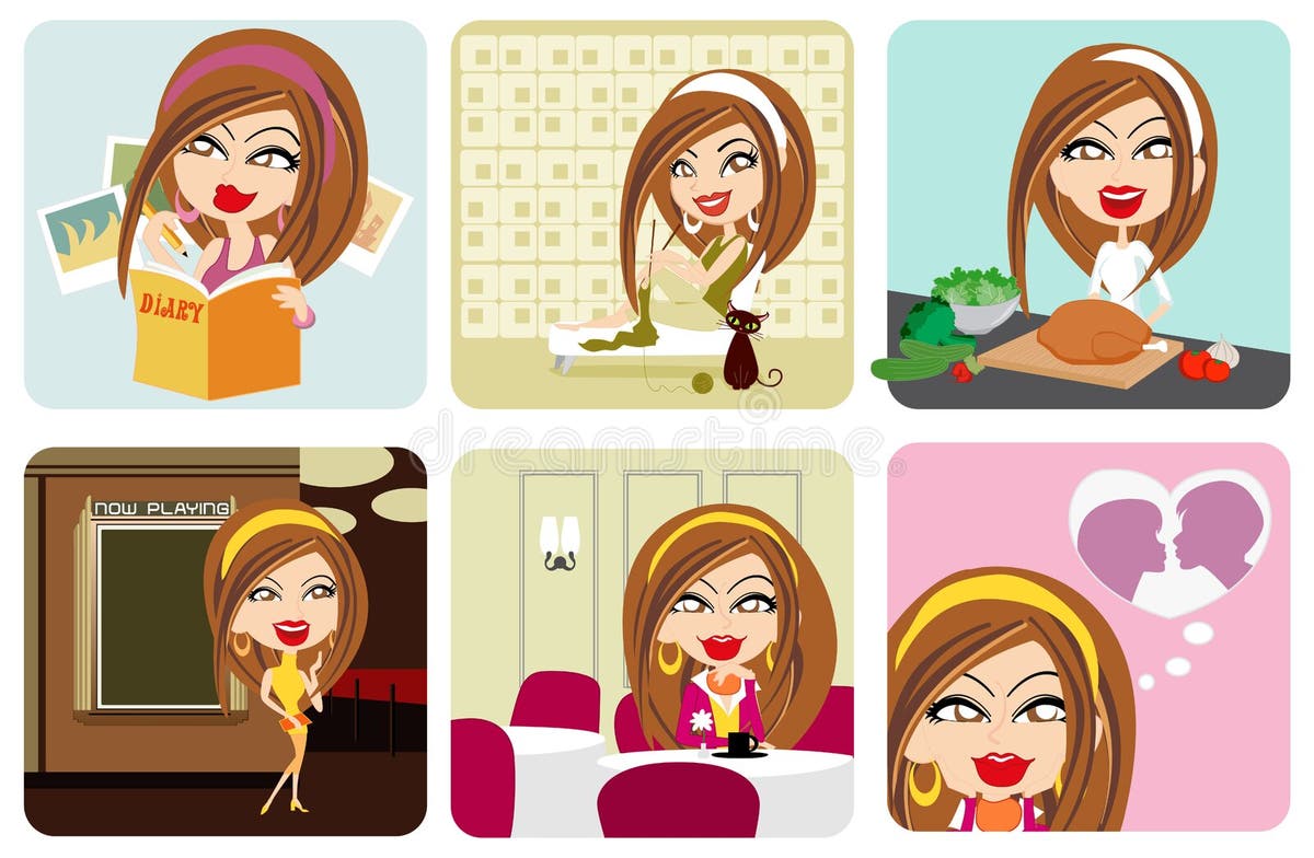 Woman Describe Stock Illustrations – 205 Woman Describe Stock ...