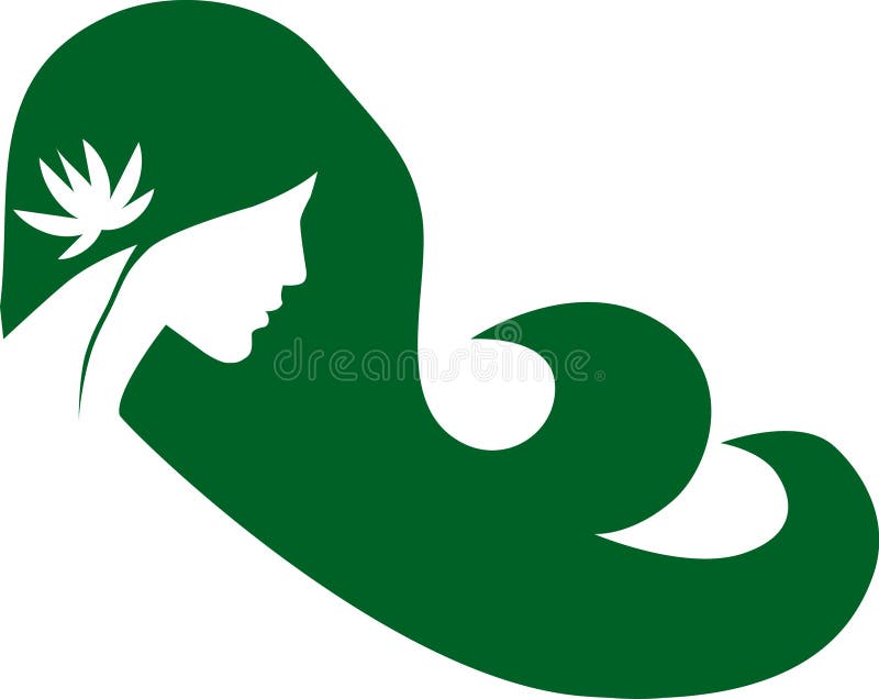 Vector Girl Logo Stock Vector Image Of Hairstyle Flora 7232007