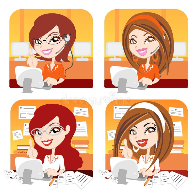 Office Administration Stock Illustrations – 20,754 Office ...
