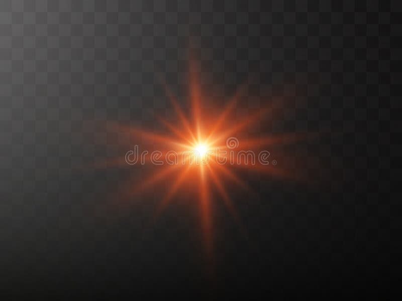 Vector of Glare Lighting, Twinkle Lens Flares. Transparent Gradient ...