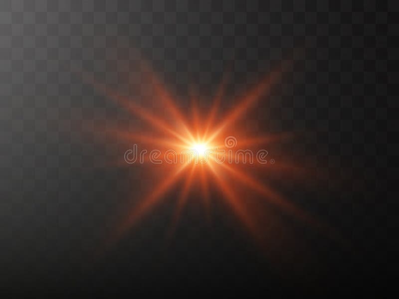 Vector of Glare Lighting, Twinkle Lens Flares. Transparent Gradient ...