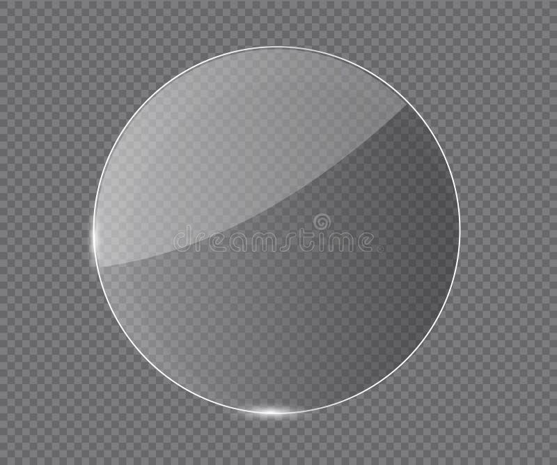 Glass Banner Realistic Vector Illustration Stock Vector Illustration Of Advertisement Glossy