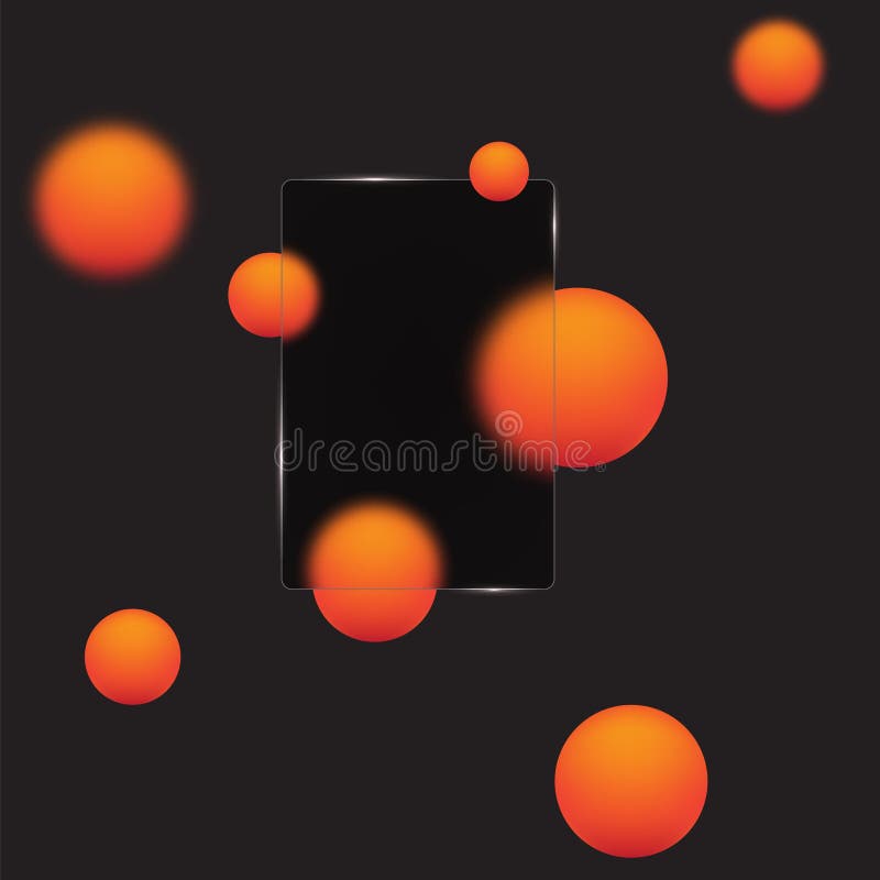 Vector Glass Morphism. Space for Text, Banner. Transparency Effect ...