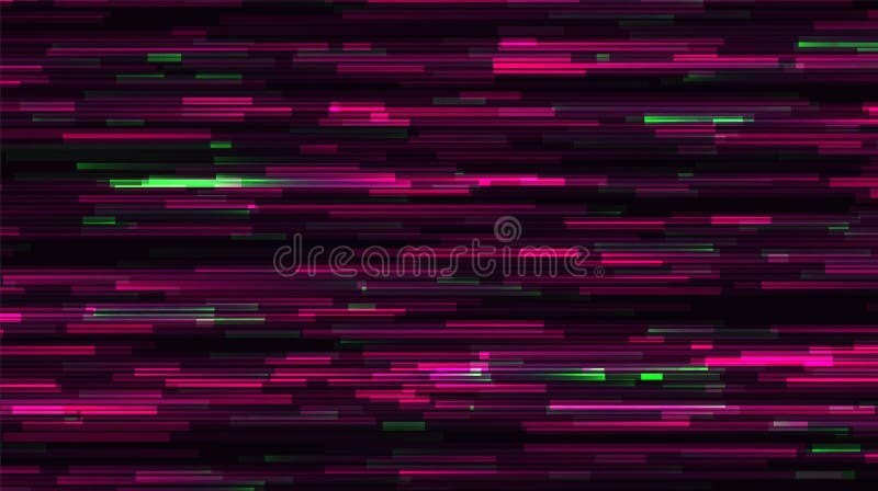 Vector Glitch on a Black Background. Abstract Texture. Stock Vector ...