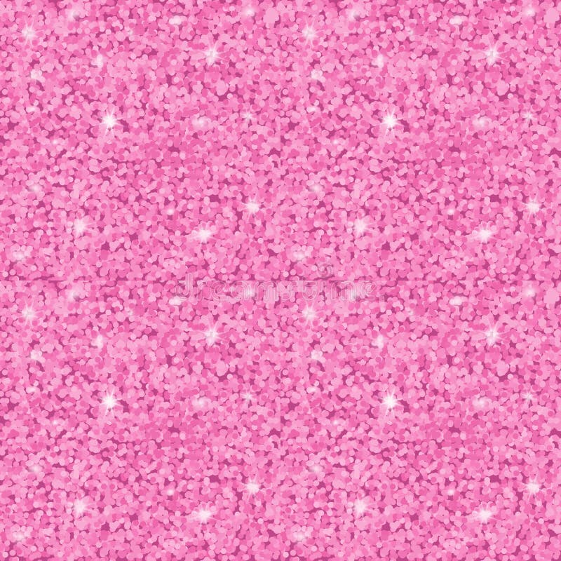 Vector Glitter Seamless Patterns Pink Stock Vector - Illustration of ...