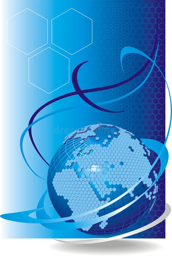 Vector Global Cellular Network Stock Vector - Illustration of concepts ...