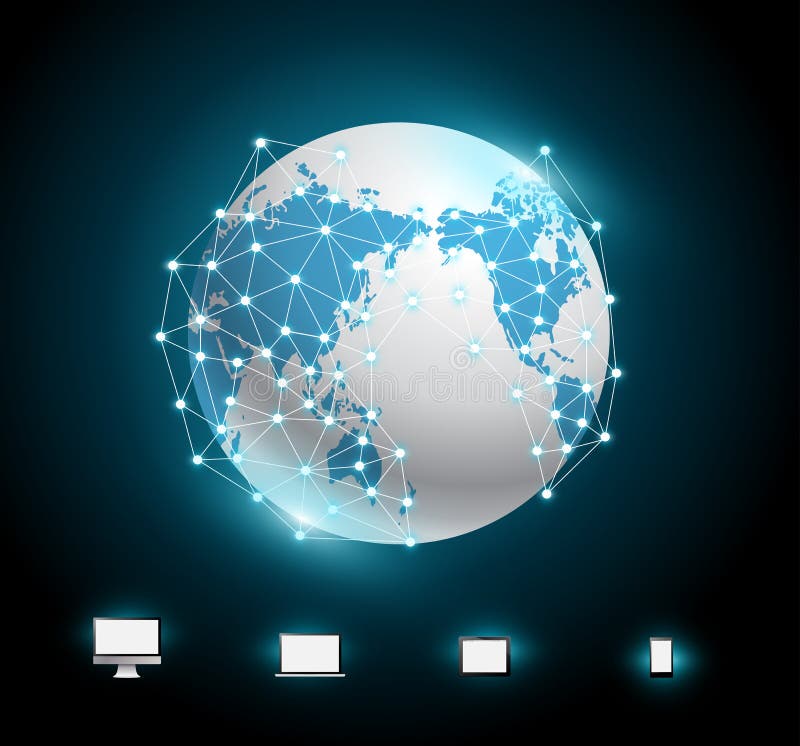 Laptop Connect Globe Stock Illustrations – 4,793 Laptop Connect Globe ...