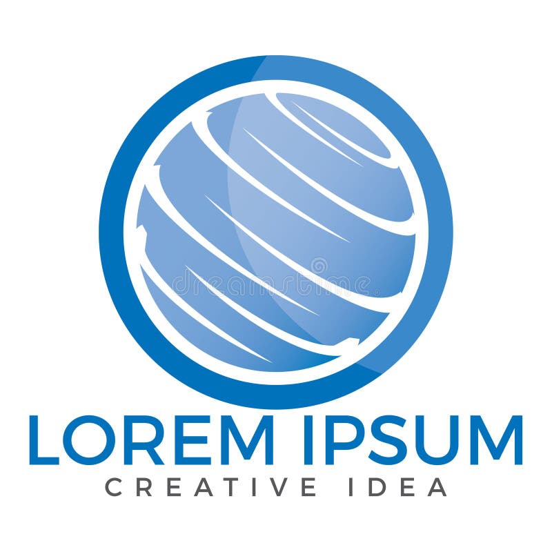 Vector Globe Icon of the World. Stock Vector - Illustration of ...