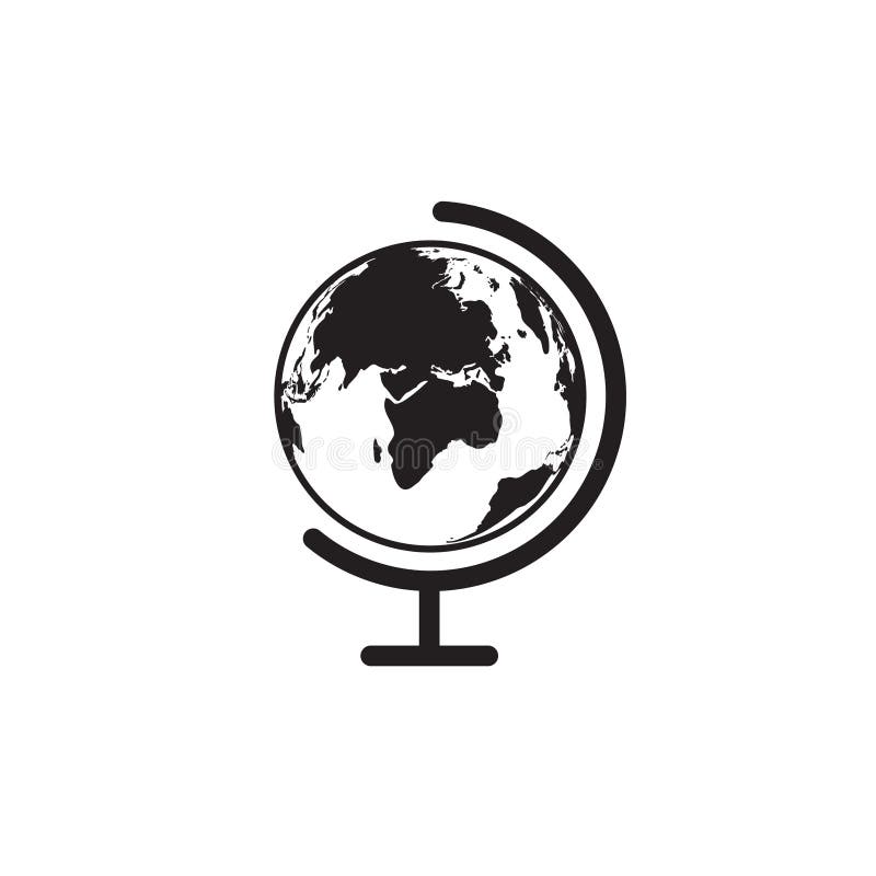 Vector Globe-pictogram Vector World Globe-pictogram Tafelwereld Gl ...