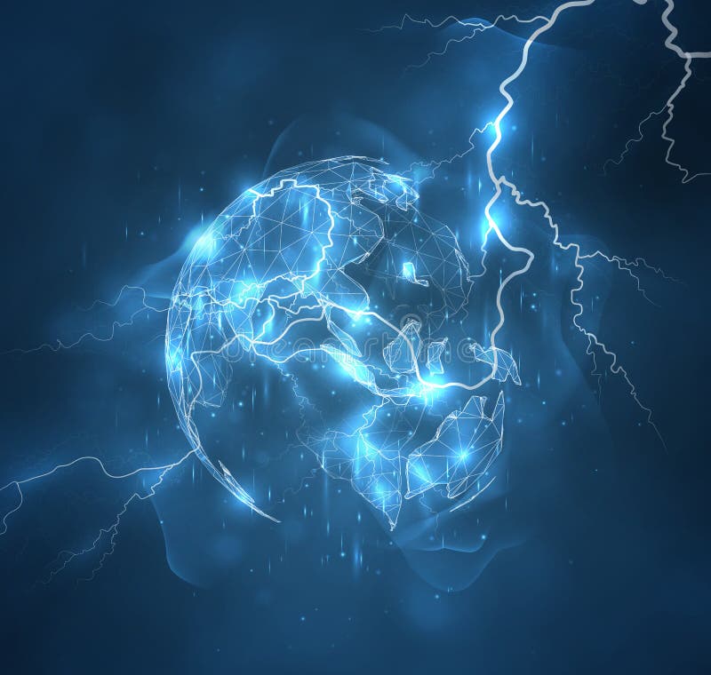 Vector Globe, Planet Earth,power, Element, Force of Nature Stock Vector ...