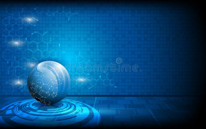 Vector Globe Tech Innovation Concept Background Stock Illustration ...