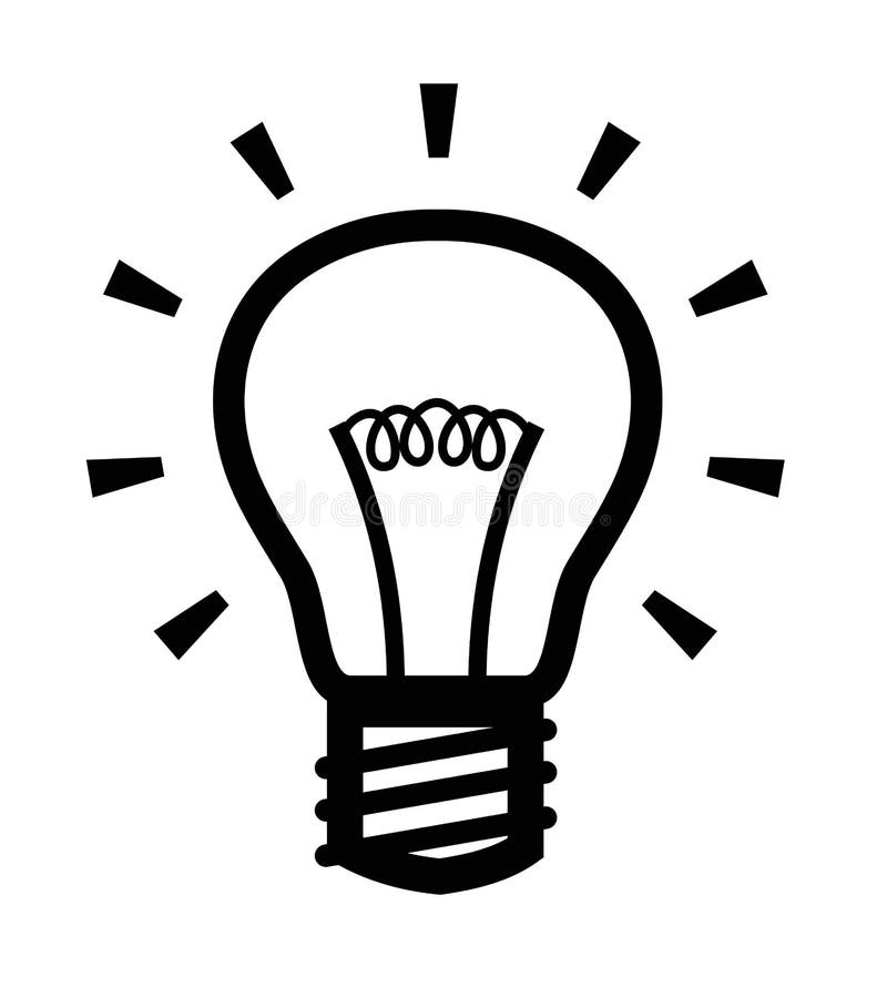 Gloeilamp Vector Illustrator