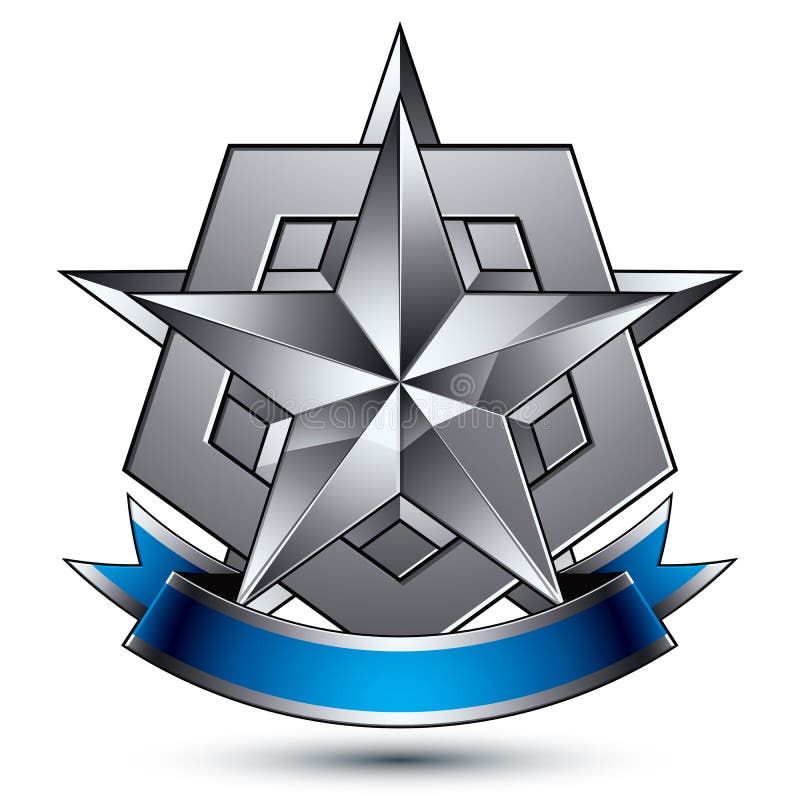 Star Shield Graphic Design Template Stock Vector - Illustration of ...