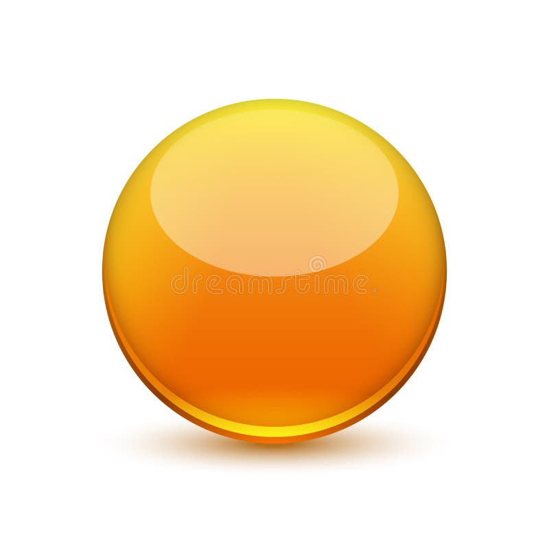 Vector glossy ball stock illustration. Illustration of decoration ...