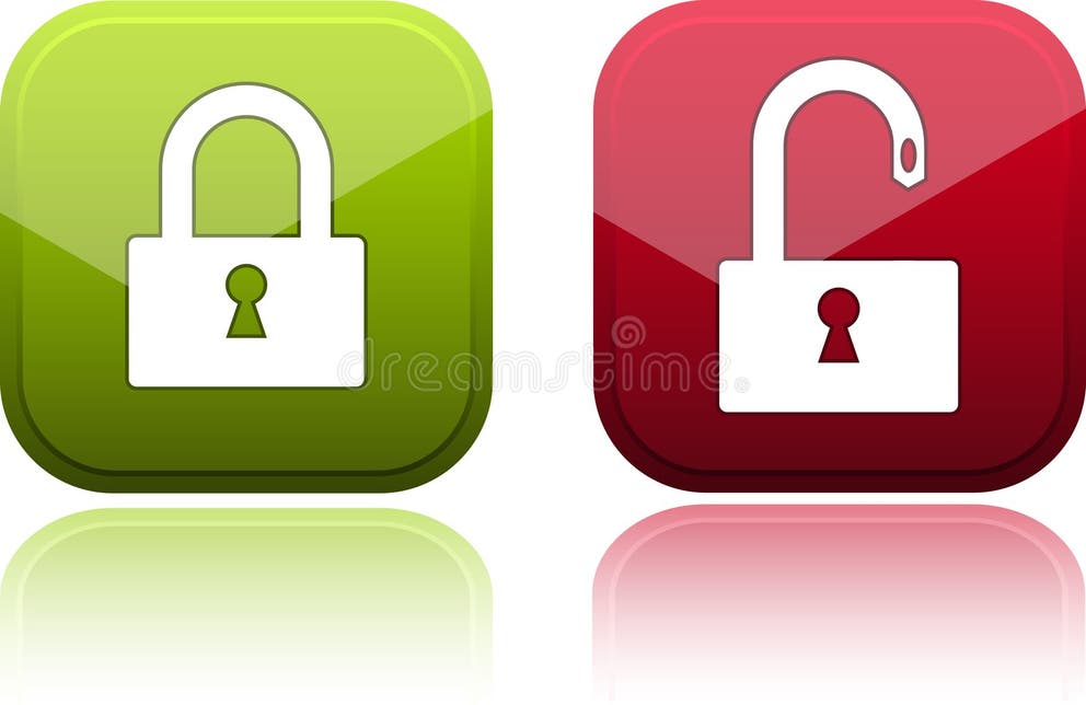 Vector Glossy Button for Web Design. Stock Vector - Illustration of ...