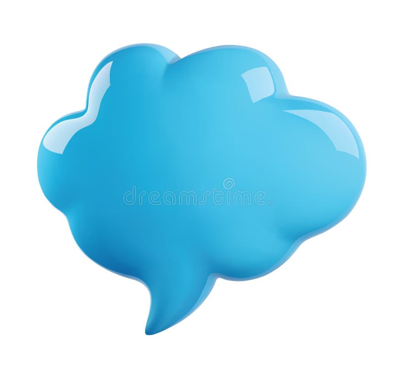Vector glossy cloud bubble stock vector. Illustration of isolated ...