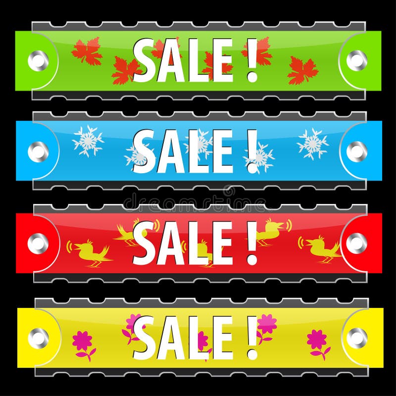 Vector Glossy Favorites Tag Buttons. Stock Vector - Illustration of ...