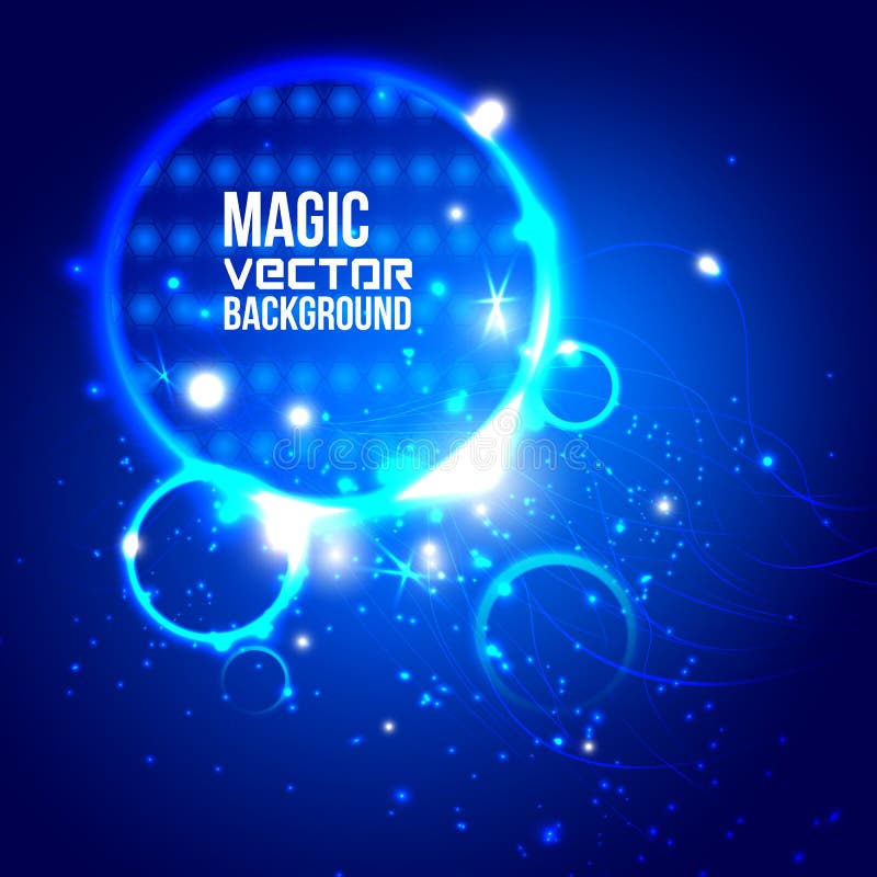 Vector Glossy Sphere. Magic Circle. Abstract Background Stock Vector ...