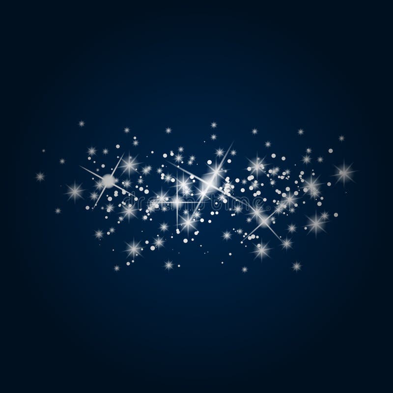 Vector Glow Light Effect. Flash Dust Stock Vector - Illustration of ...