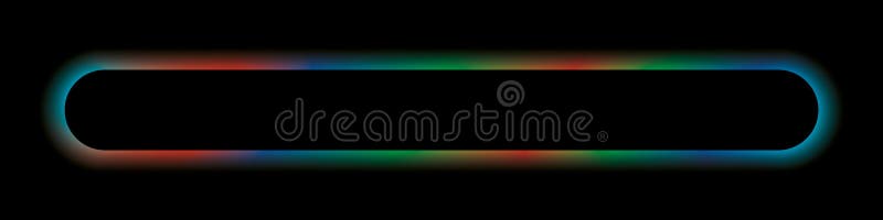 Vector Glowing Light Frame Button Stock Vector - Illustration of blue ...