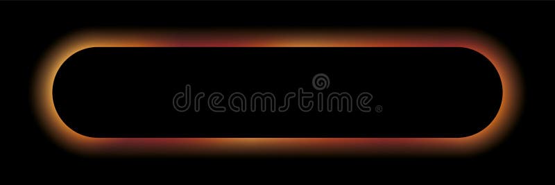 Vector Glowing Light Frame Button Stock Vector - Illustration of lines ...